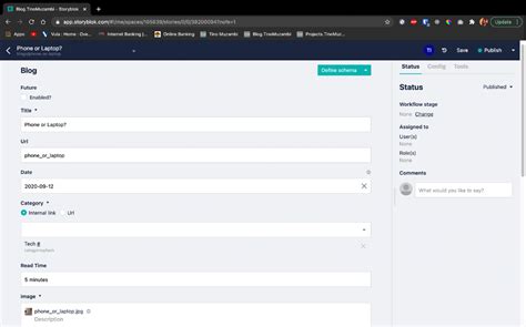 pagination comments and storyblok blog tinomuzambi