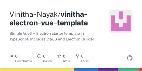 Github Vinitha Nayakvinitha Electron Vue Template Simple Vue3
