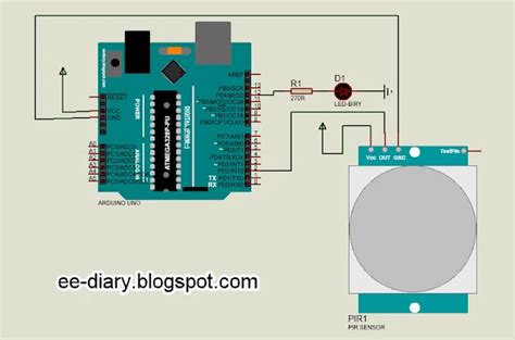 pir sensor with arduino ee diary