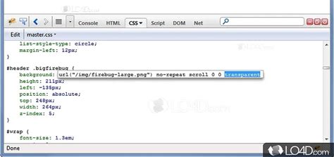 FireBug Screenshots