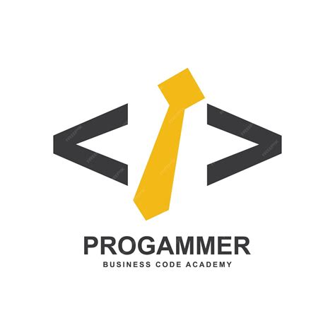 Premium Vector Programming Code Technology Logo