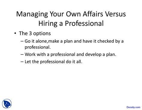 hiring asset managment lecture slides docsity
