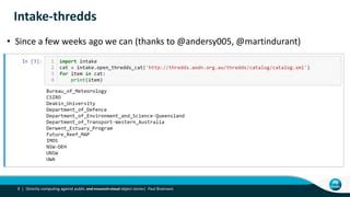 Python Analytics From HPC To Public Object Stores PPT