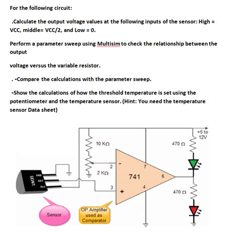 Solved For The Following Circuit Calculate The Output Chegg Com