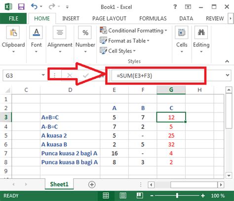 MEMBUAT FORMULA DENGAN MICROSOFT EXCEL Sharifuddin Omar