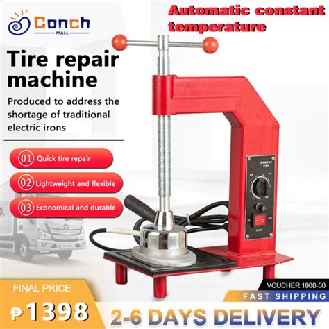 Tire Repair Timing Temperature Controlled Tire Patching Machine