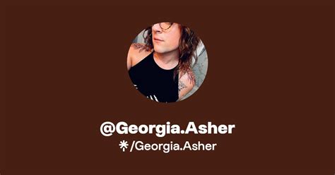 Georgia Asher Instagram Tiktok Linktree