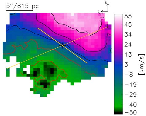 Left The Stellar Losv Map As Derived By The Stellar Population Download Scientific Diagram