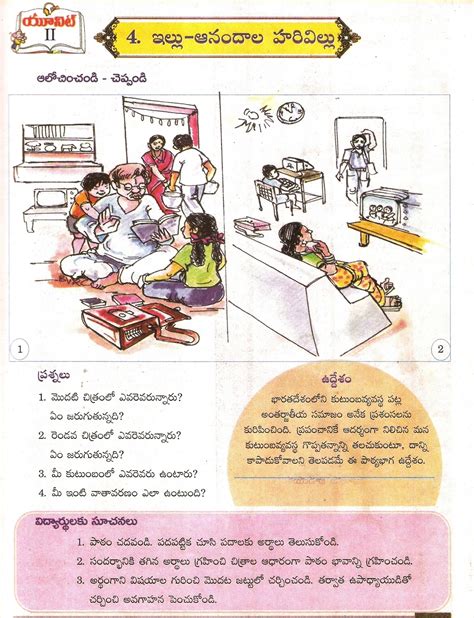 ganti telugu educate academy 8th class unit 2 lesson 4 illu