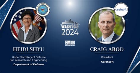 dod s heidi shyu and carahsoft s craig abod recognized with 2024 wash100