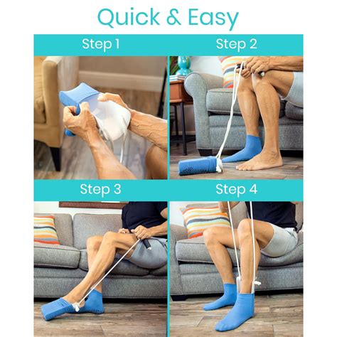 No Bend Sock Wearing Device For Elderly And Handicapped Verniershop