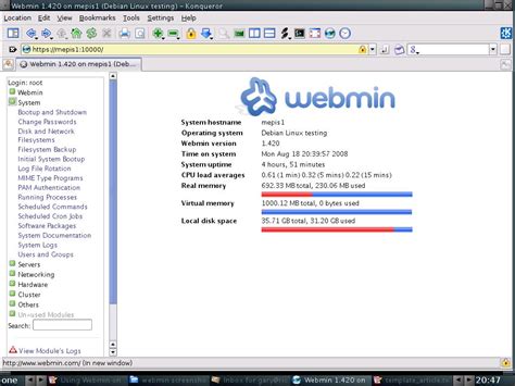 Webmin Can A Graphical Front End For System Administration Replace The