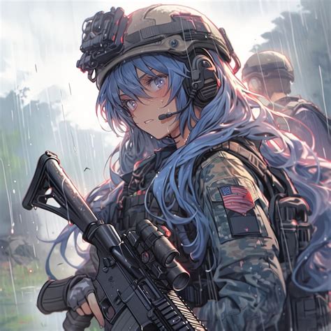 Premium Photo Soldier Girl