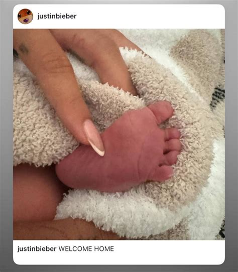 خبرآنلاین عکس تصویر جالب بیبر؛ انتشار کف پای فرزند جاستین و هیلی