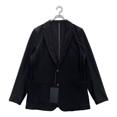 未使用品 メンズ ムータマリン Muta Marine ジャケット L 黒 春夏 アカンサス 長袖テーラード メルカリ