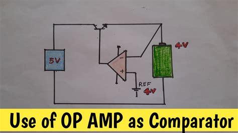 Use Of Operational Amplifier As A Comparator Comparator Mode Of