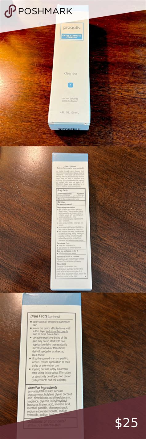 Proactiv Extra Strength Cleanser Step 1 Benzoyl Peroxide Acne Proactiv Cleanser