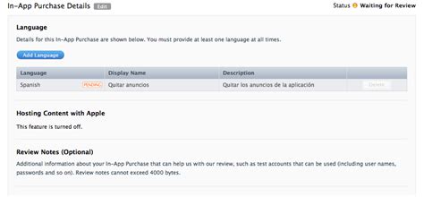 Ios First In App Purchase Invalid Product Id Stack Overflow