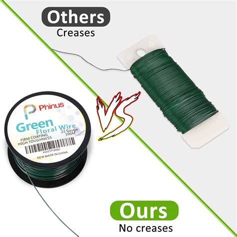 Floral Wire 110 Yards 22 Gauge Green Florist Wires