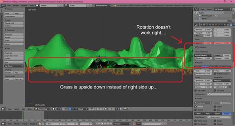 Mesh How To Rotate Particle Group Upwards Blender Stack Exchange