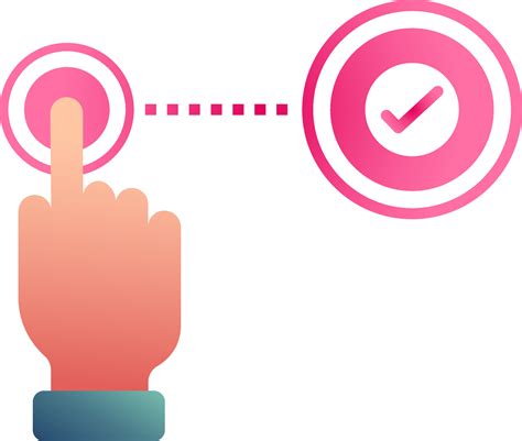 Confirm Fingerprint Password Icon Or Symbol In Pink Color 24361606 Vector Art At Vecteezy