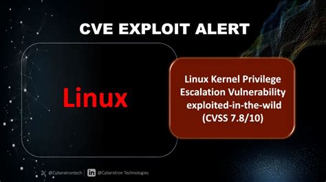 Cyberxtron Technologies On Linkedin Cve20241086 Linux Patchnow