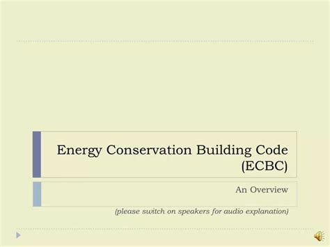 Ppt Energy Conservation Building Code Ecbc Powerpoint Presentation