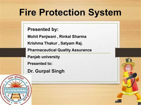 Fire Protection System Pptx
