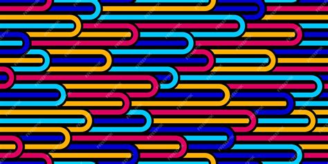 Premium Vector Linear Seamless Background With Twisted Lines Vector