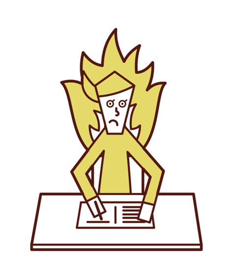 열심히 공부하는 사람들 여성의 그림 무료 일러스트 소재집 Kukukeke