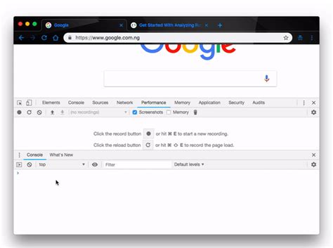 Performance Timing In Chrome Devtools