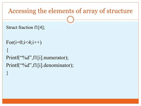 arrays of structures pptx