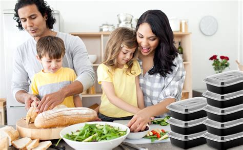 Kinghon Meal Prep Containers Set Of 10 Pcs 1000ml 32oz Food Prep Container With Lids 2