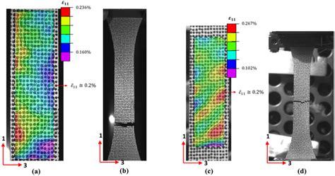 A Dic Computed Lagrangian Surface Strain Field At The 02