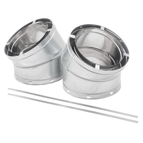 Isokern Eco Steel Air Cooled Offset Kit 30° Woodland Direct