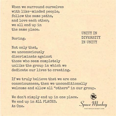 Unity In Diversity In Unity The Infinite Places Cape Odd