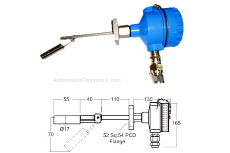 Mini Float Guided Level Switch For Liquids Pune Techtrol