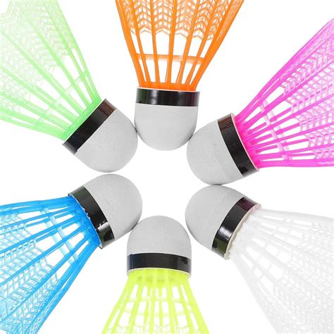 20 Pack Colorful Badminton Birdies Training Recreational Besportble