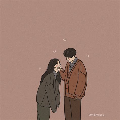 100 Cute Couple Cartoon Wallpapers