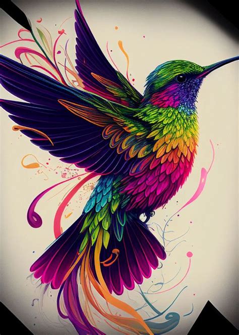 Колибри акварель эскиз тату | Bozze per tatuaggi, Tatuaggi vita, Arte ...