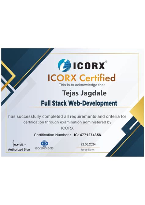 Tejas Jagdale On Linkedin Webdevelopment Fullstackdeveloper Icorx