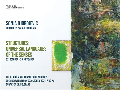 Structures Universal Languages Of The Senses Funnel Contemporary Art