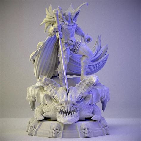 Spawn Statue 3d Print Stl File Digital Download Etsy