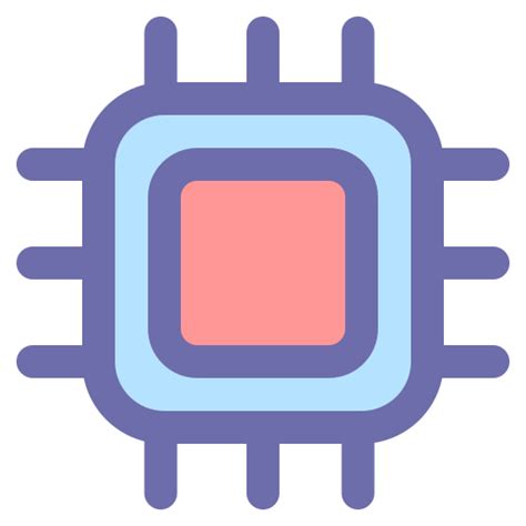 Cpu Generic Outline Color Icon