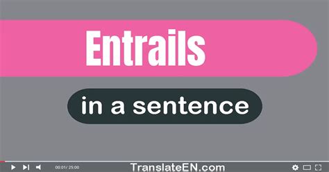 Entrails In A Sentence