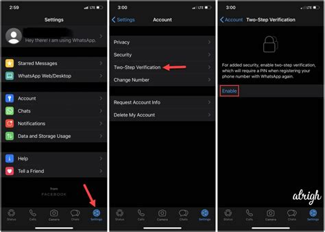 How To Enable Set Up Two Step Verification On WhatsApp