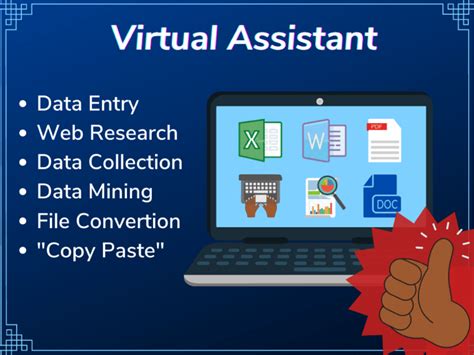 a virtual assistant for data entry typing mining and web scraping