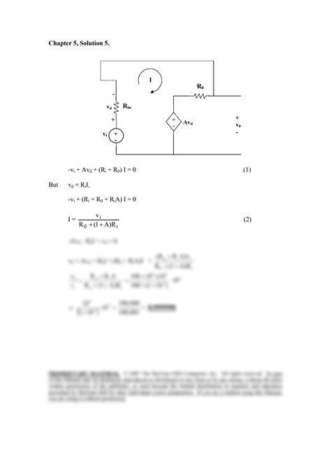 Solution Basic Circuit Analysis Solution Chap 5 Fundamental Of
