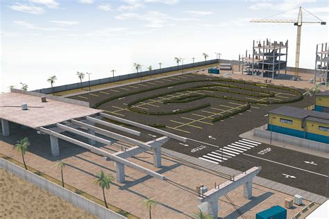 Drift Scene In Construction 3d Landscapes Unity Asset Store