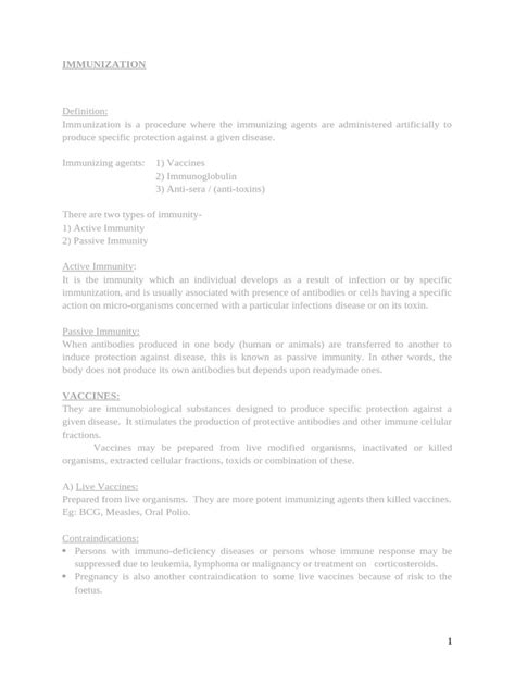 Immunisation Pdf Vaccines Medicine